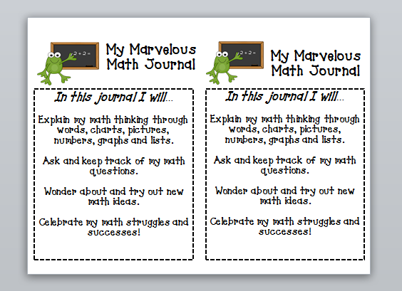 Live and Learn: Effective Math Instruction and Journaling