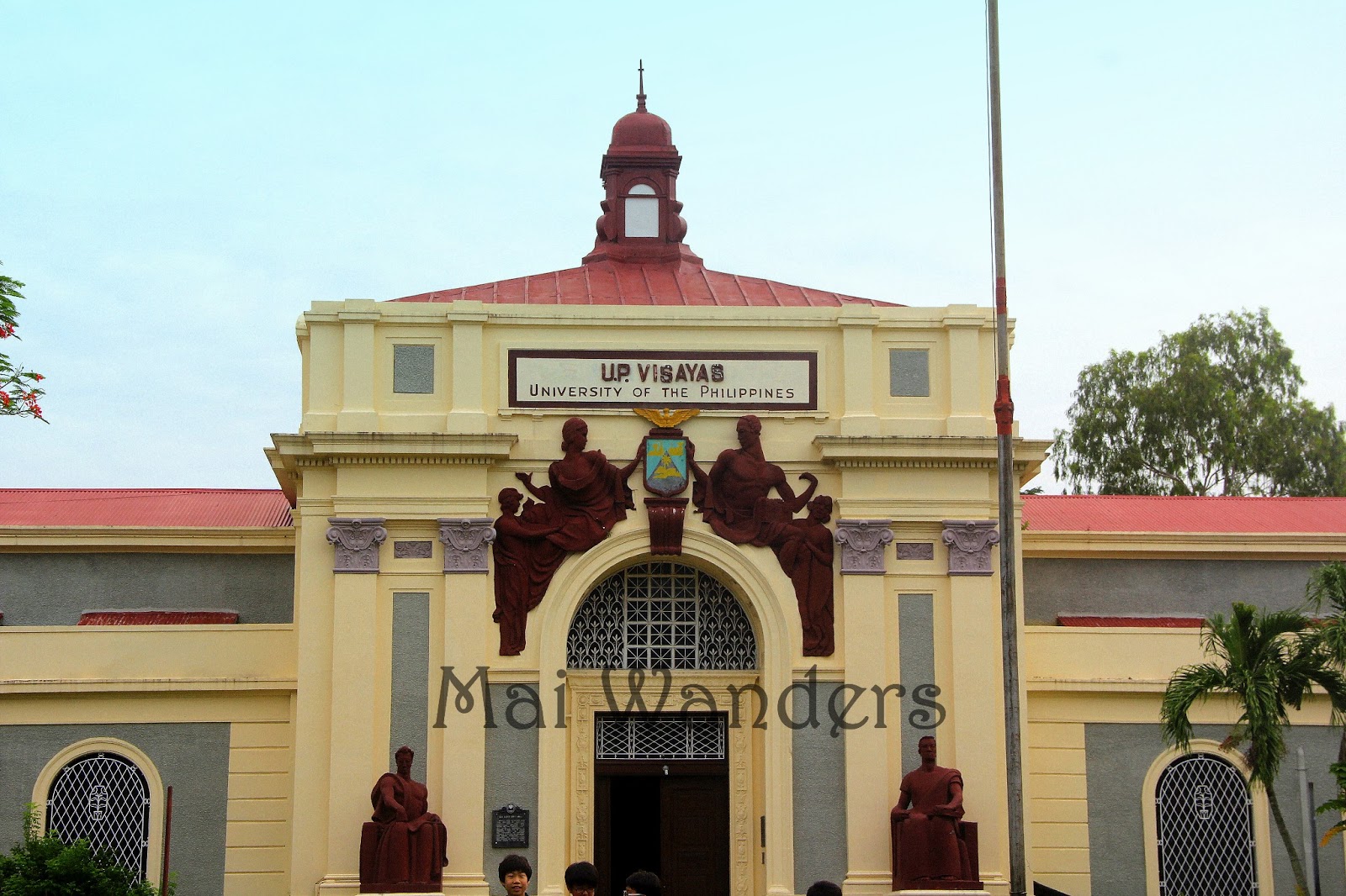 UP Visayas - Iloilo City Statues: Plato and Aristotle No More....