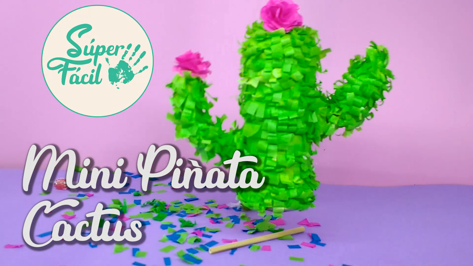 DIY Mini Piñata de Cactus reciclada / Piñatas Infantiles / Fiestas ...