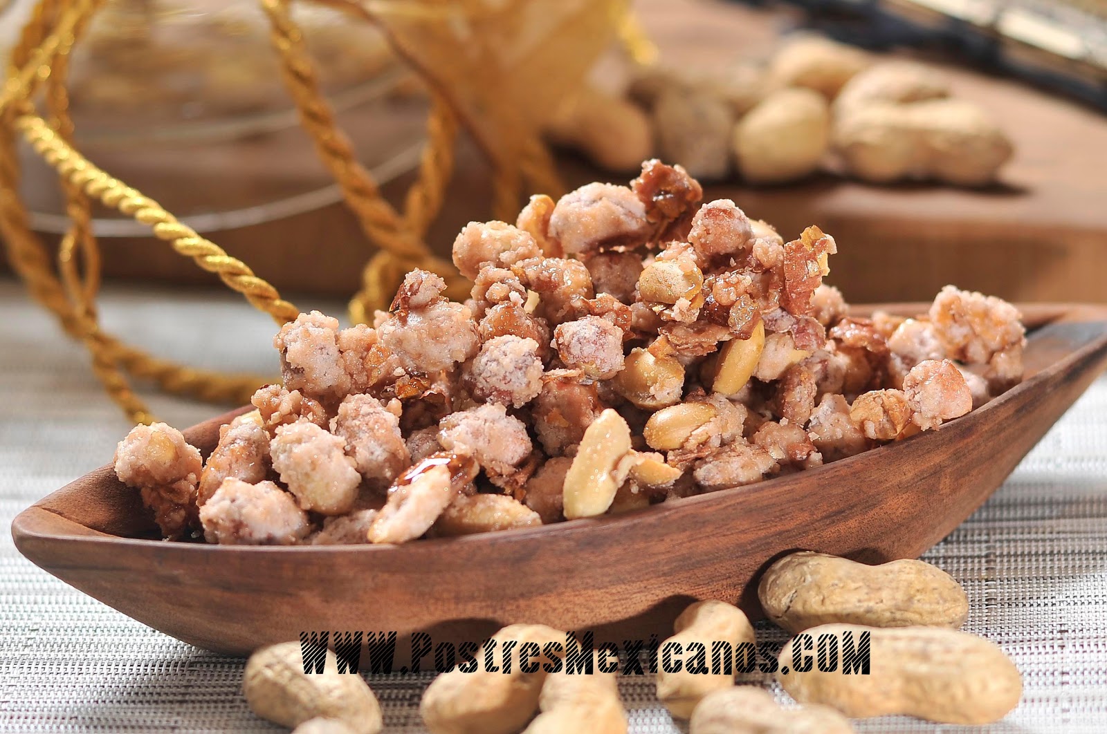 postres yucatecos-cacahuates garapiñados