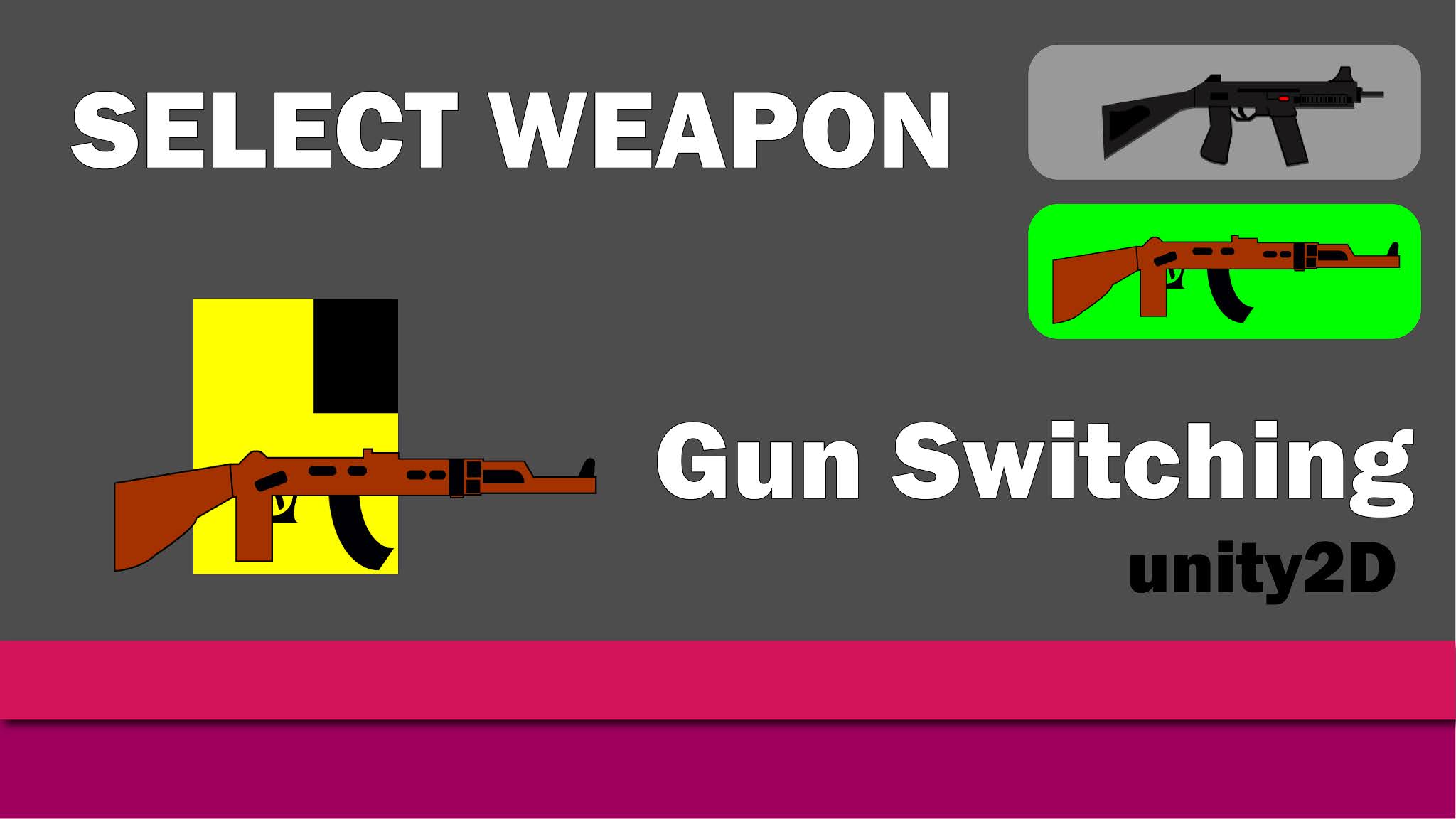 2D Weapon Switching In Unity Tutorial - YouTube