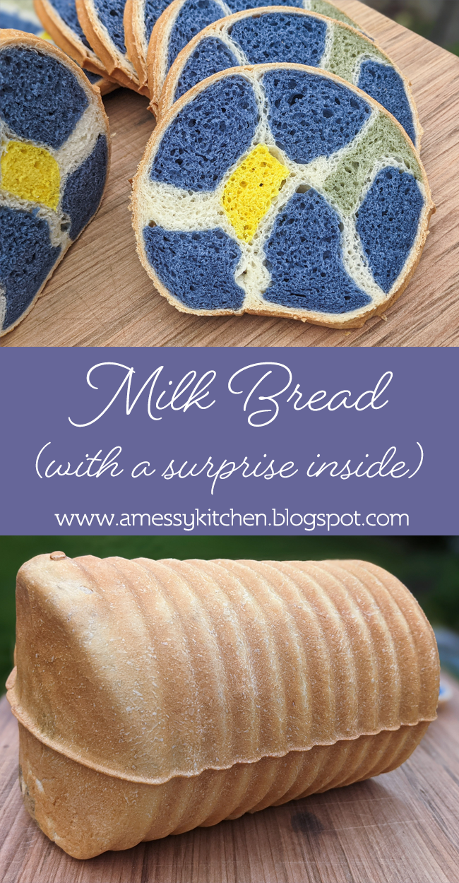 Modern Art Floral Surprise Bread #BreadBakers