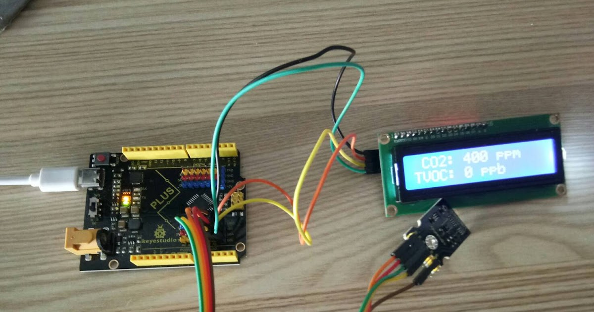 มินิโปรเจค Arduino: วัดก๊าซคาร์บอนไดออกไซด์ แสดงผลที่จอ LCD