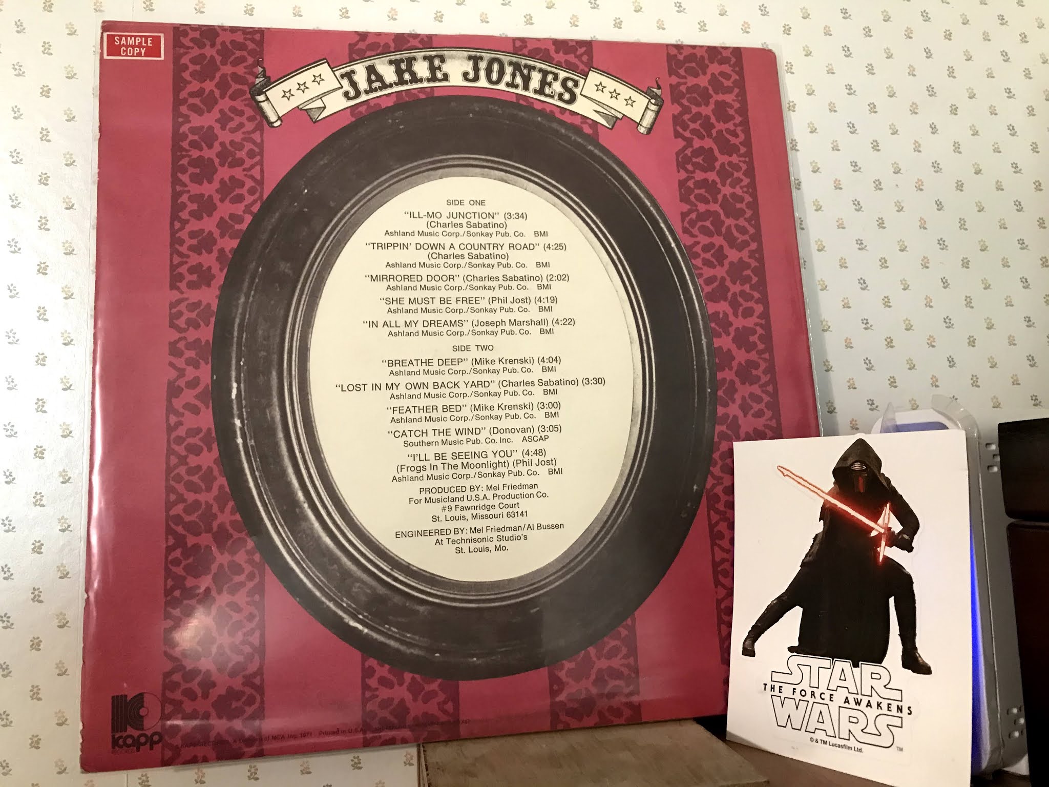 TCCDM Pulls One Out..."Jake Jones" - Jake Jones (1971)