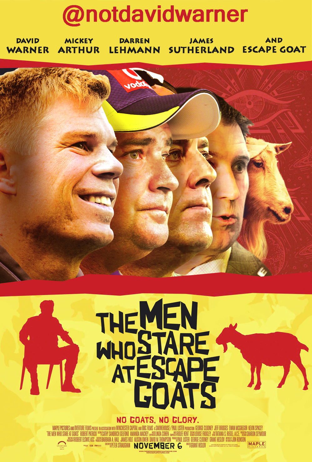 Now Showing: The Men Who Stare At Escape Goats