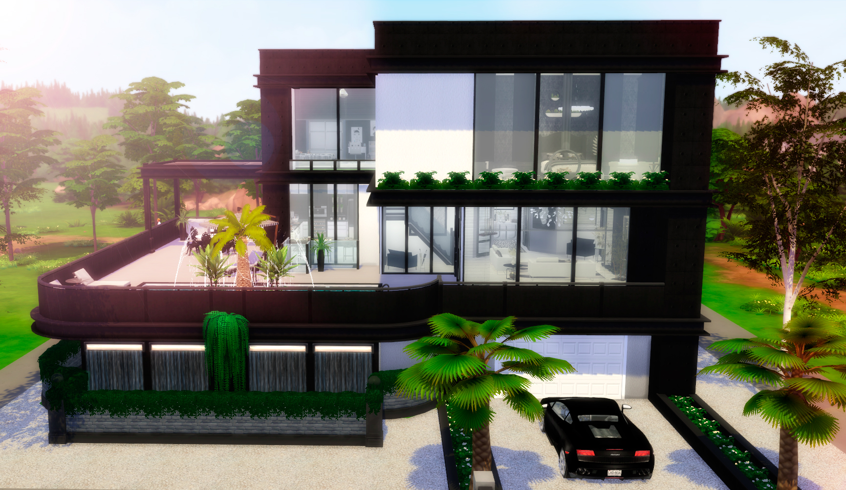Modern Tumblr House - Lily Sims