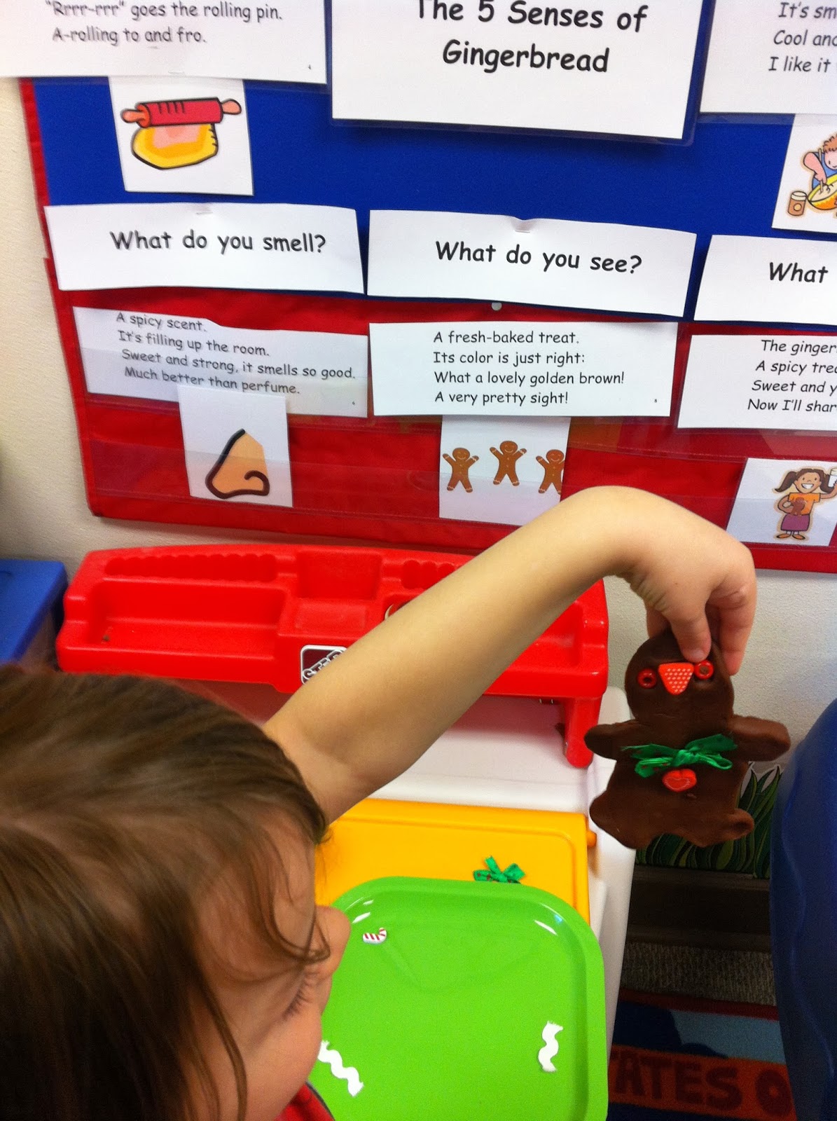 Gingerbread -Science Center - The Five Senses | Ms.Vonda's Pre-K at All ...