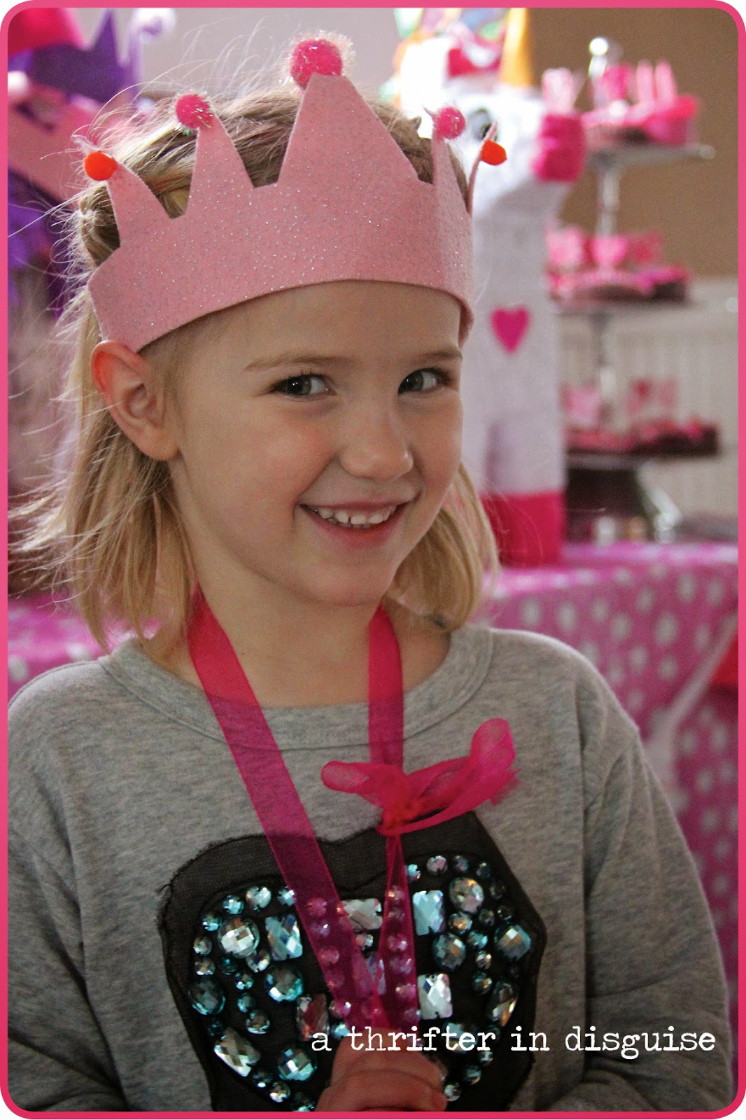 A Thrifter in Disguise: DIY Cozy Kids Party Crowns