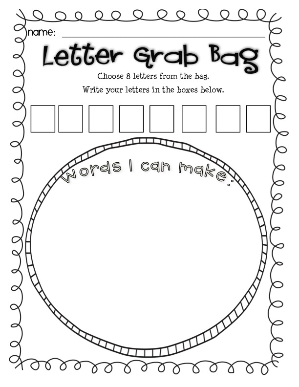The Creative Chalkboard: Save yourself some work with a Word Work Freebie!