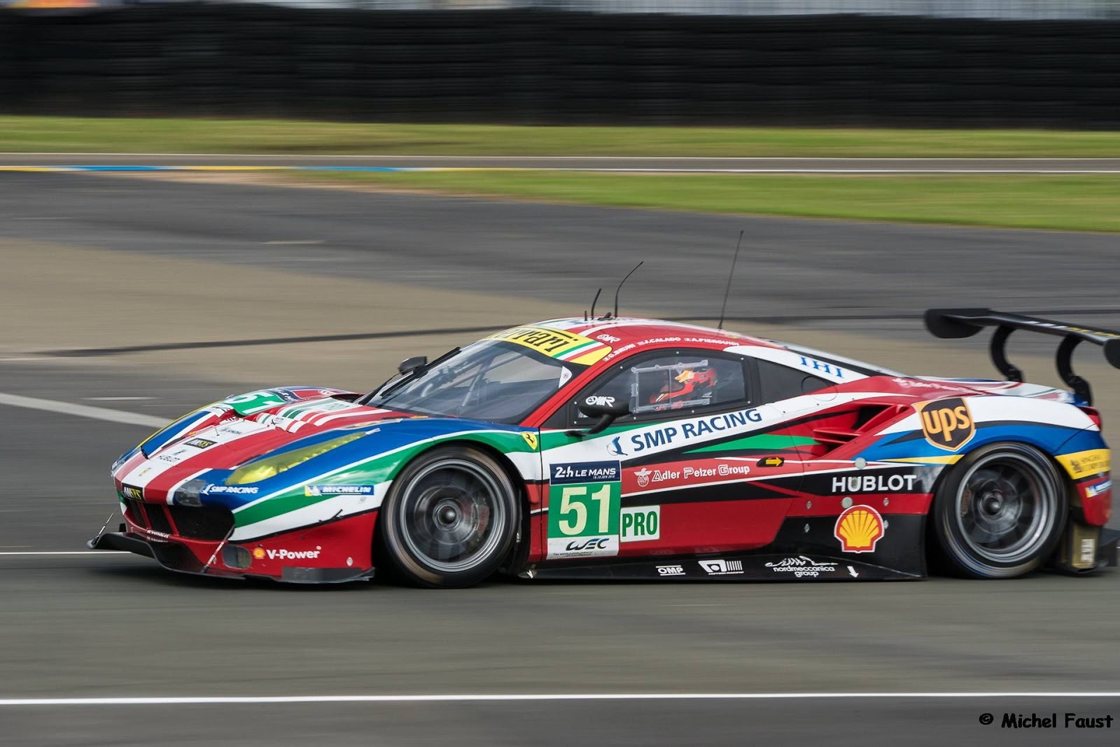 24 Heures du Mans: Ferrari 488 GTE #51 Af Corse Bruni - Pier Luigi ...