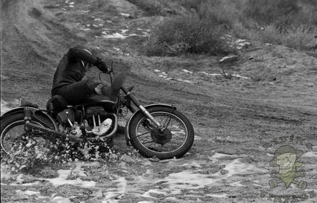 1955 National Motorcycle Race ~ Riding Vintage