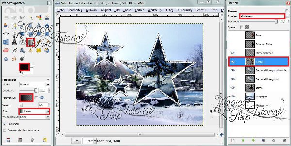 Magical Gimp-Tutorial: Gimp Tutorial "Let it Snow"