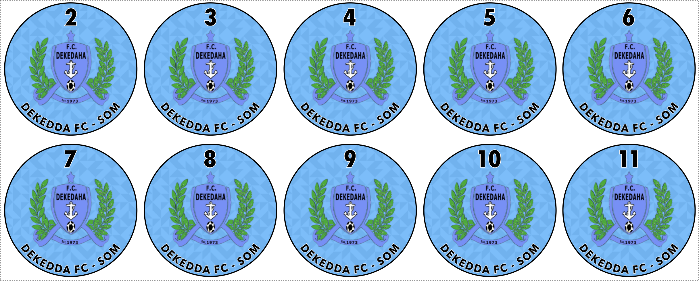 Mika - Escudinhos para Botões: SOMÁLIA