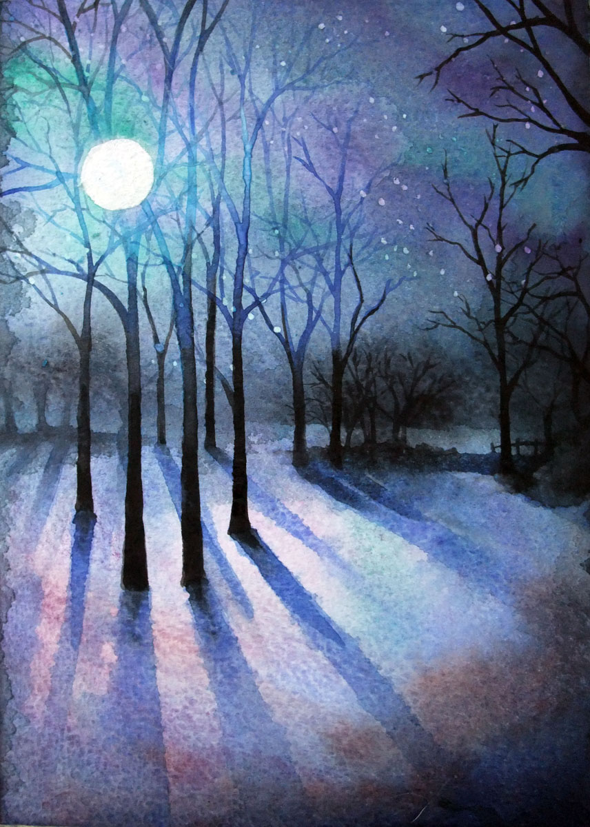 Cavalla Art: Moonlight woods