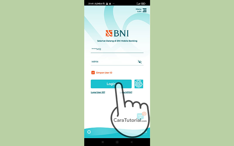 Cara Ubah MPIN (Password Login) Aplikasi BNI Mobile Banking - caratutorial.com