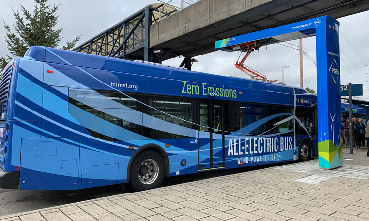 Los nuevos buses eléctricos en Portland Estados Unidos serán ...