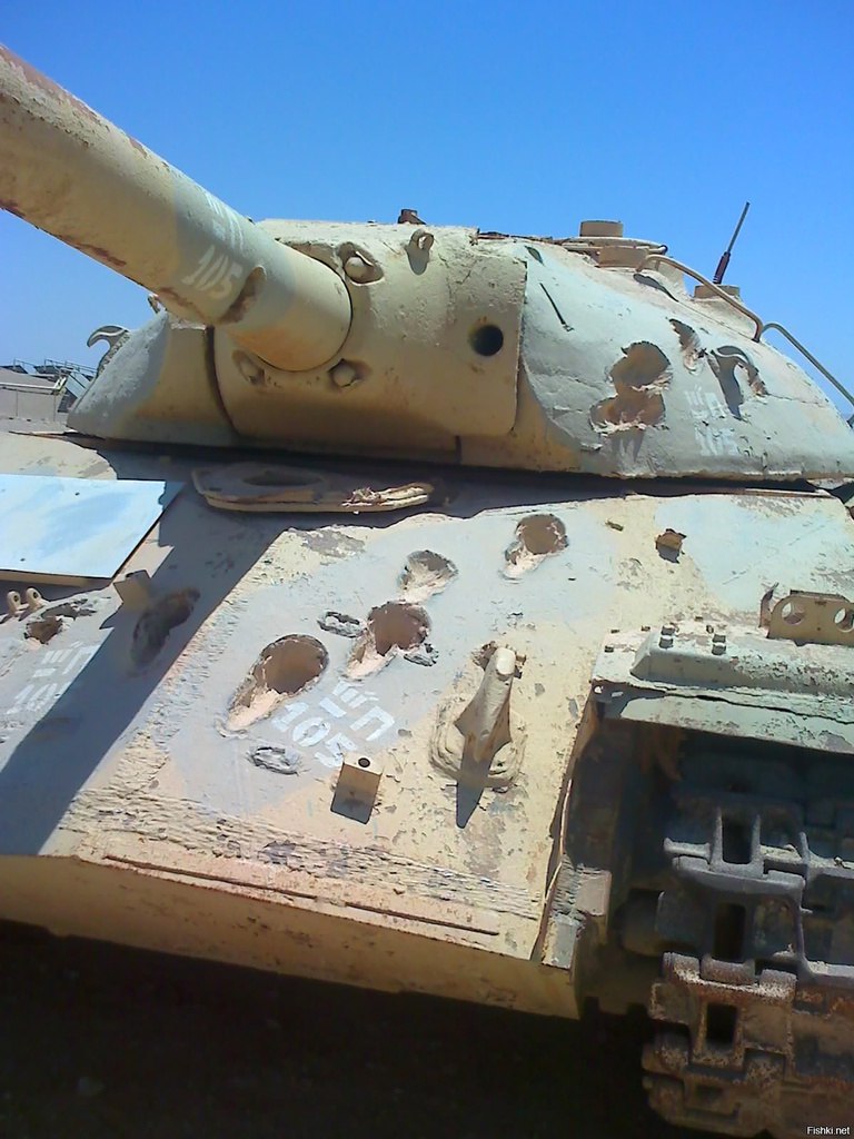 Historia y tecnología militar: Tanque IS-3 en una base israelí