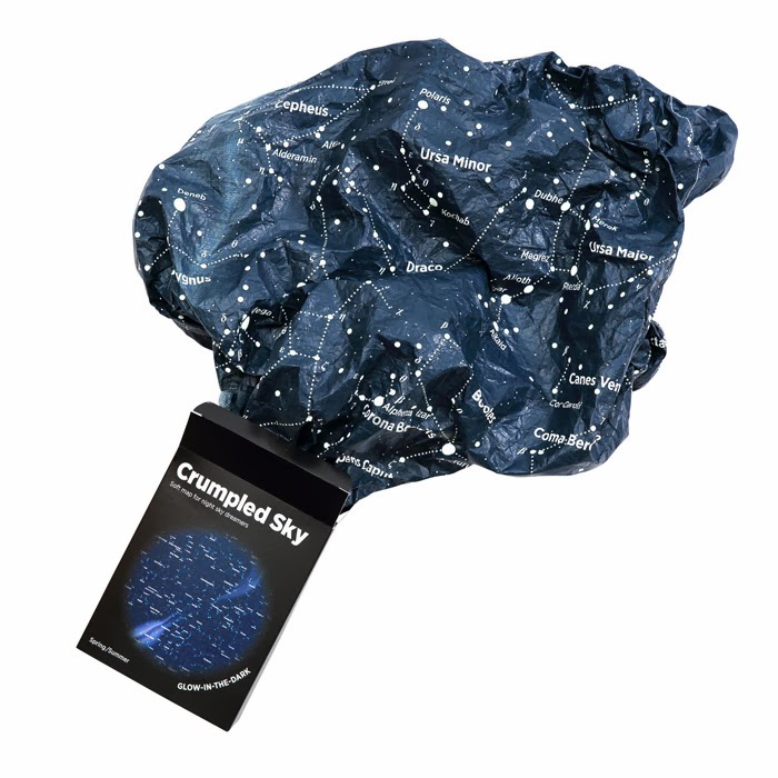 Crumpled Sky Map Made from Tyvek | Tyvek Innovative Uses - Material ...