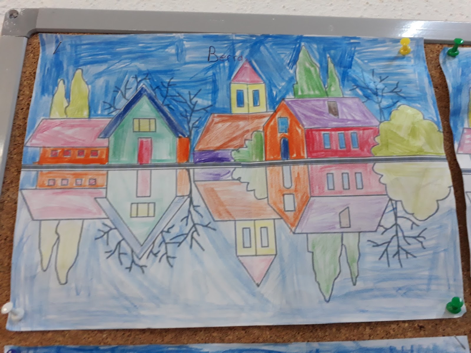 Kübra'nın dersi: Simetrik evler yansıma