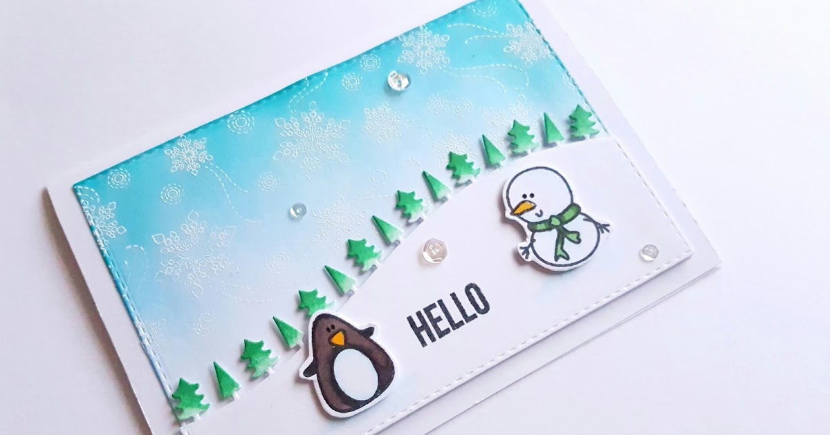 Winter cardmaking series day 2