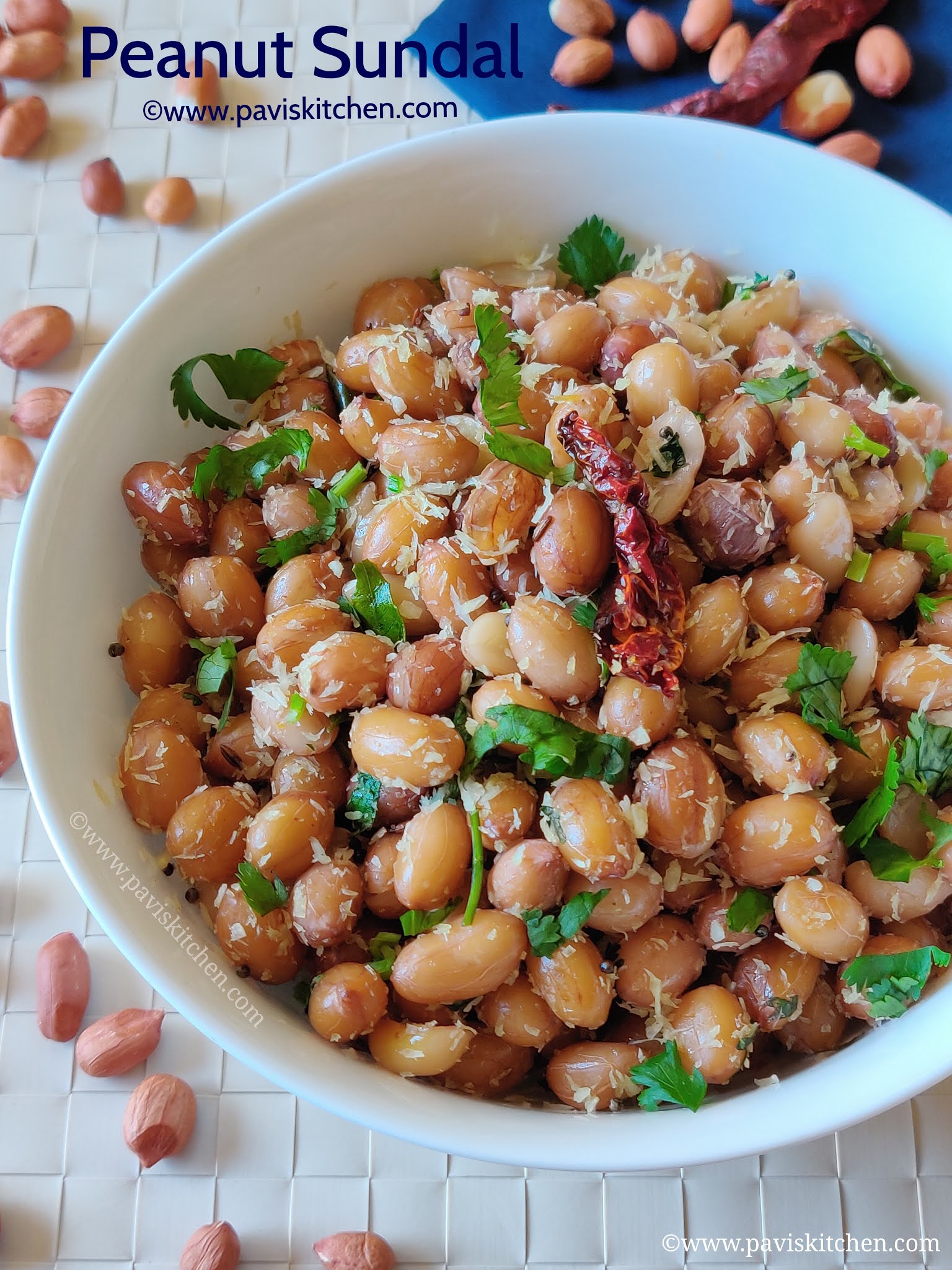 Peanut sundal recipe | Verkadalai sundal recipe | boiled groundnut ...