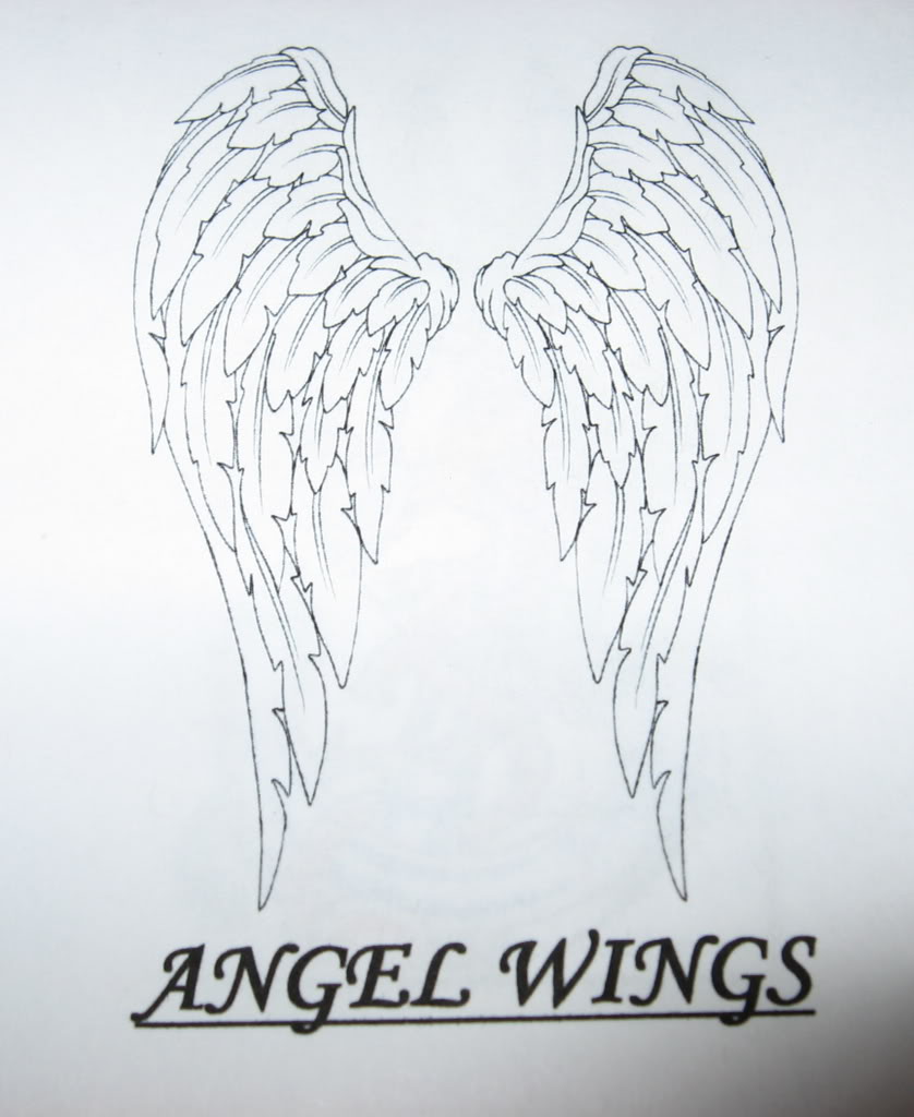 Dibujos y Plantillas para imprimir: Alas de Angel