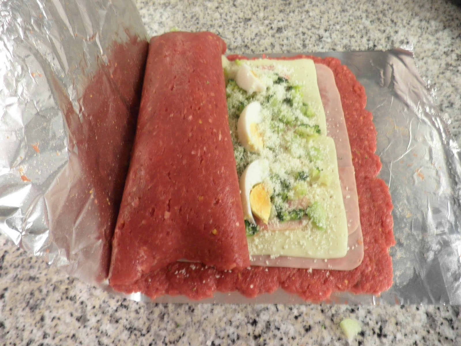 Un ángel en la cocina: Rollo de carne (meat loaf roll)