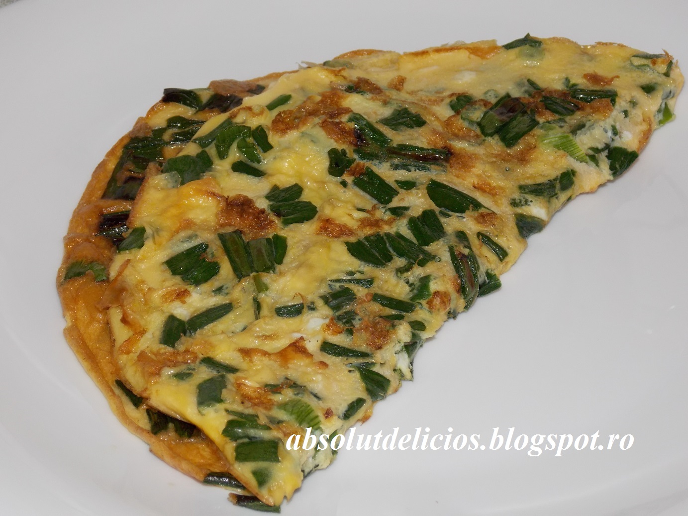 Absolut Delicios: OMLETA CU CEAPA VERDE