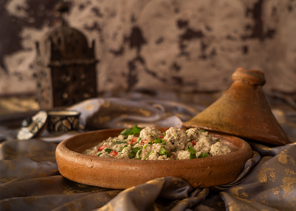 Las recetas de Manu: AL ANDALUS - TAFAYA BLANCA DE ALBÓNDIGAS (AL BUNDIGA)