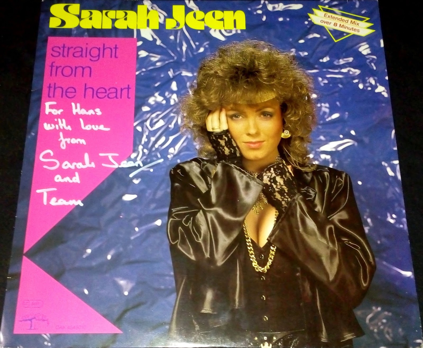 Retro Disco 80s: Sarah Jeen ‎– Straight From The Heart - Vinyl, 12 ...