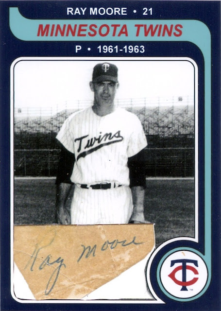 Minnesota Sports Autograph Project: RAY MOORE