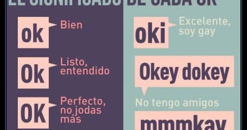 Tipico de Vos: Significado del OK