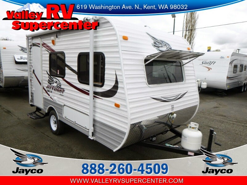 NW RVenture: The 2015 Jayco Jay Flight 145RB at Valley RV Supercenter!!