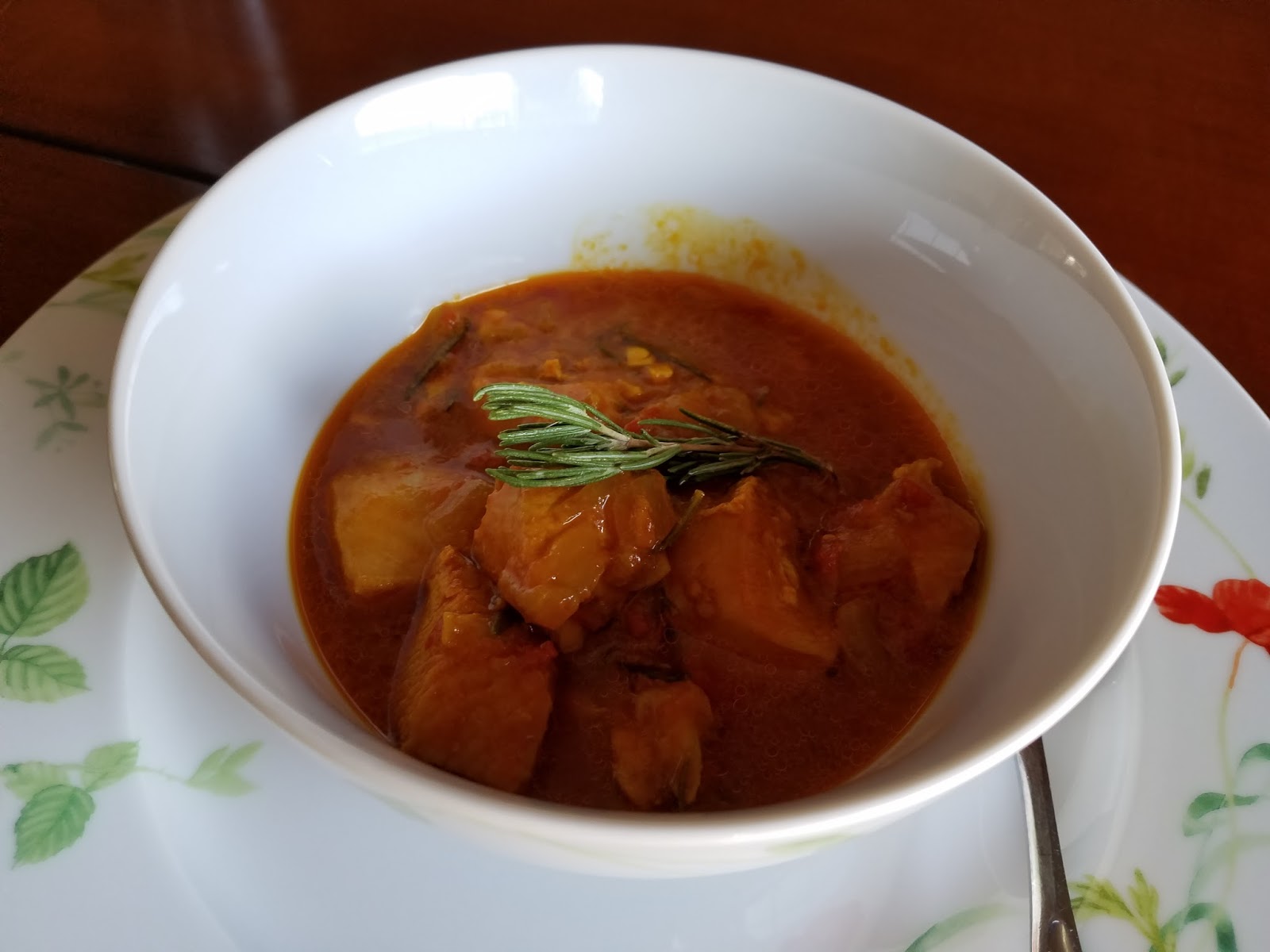 From a girl's mind: Chicken Kasha (curried chicken)
