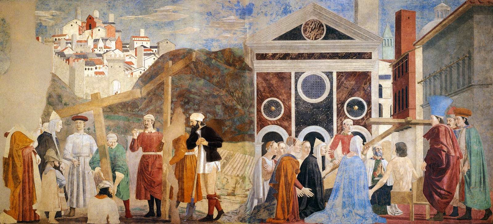 Le Muse : PIERO DELLA FRANCESCA: "La leggenda della vera croce", 1452 ...