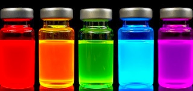 The Colorful White: Coloruful Vials