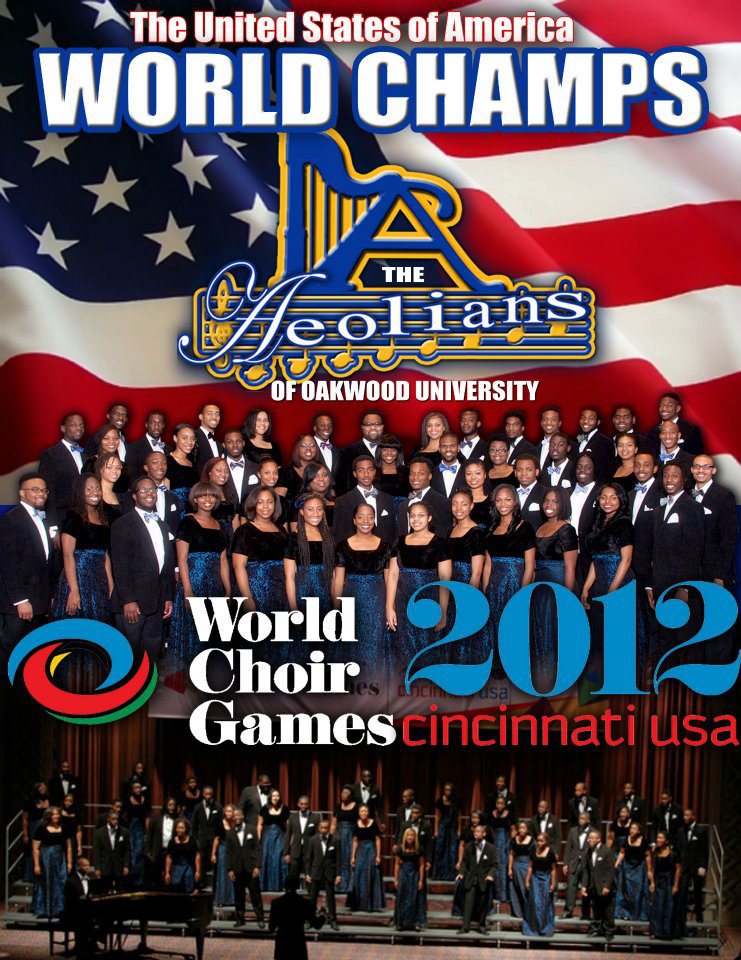 AfriClassical: The Aeolians of Oakwood University Win Gold Medal With ...