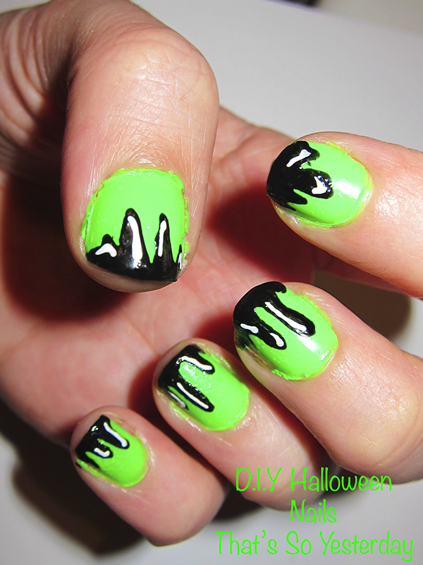 D.I.Y Day Slime Nails - that's so yesterday