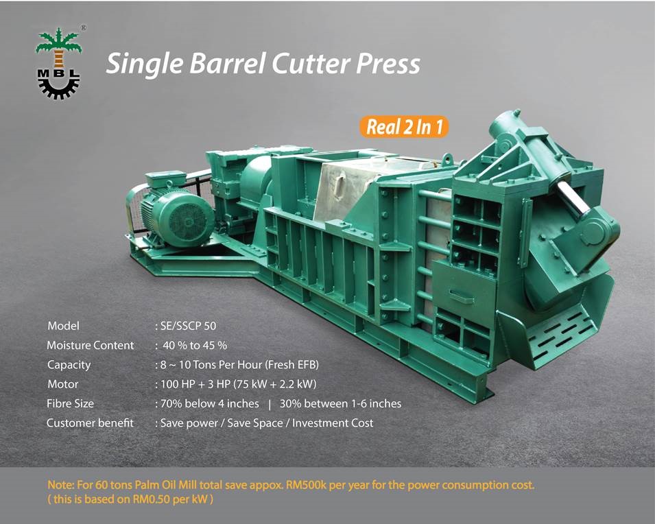 Mesin Pabrik Sawit - Palm Oil Mill One Stop: Muarban Lee EFB Press 2in1 ...