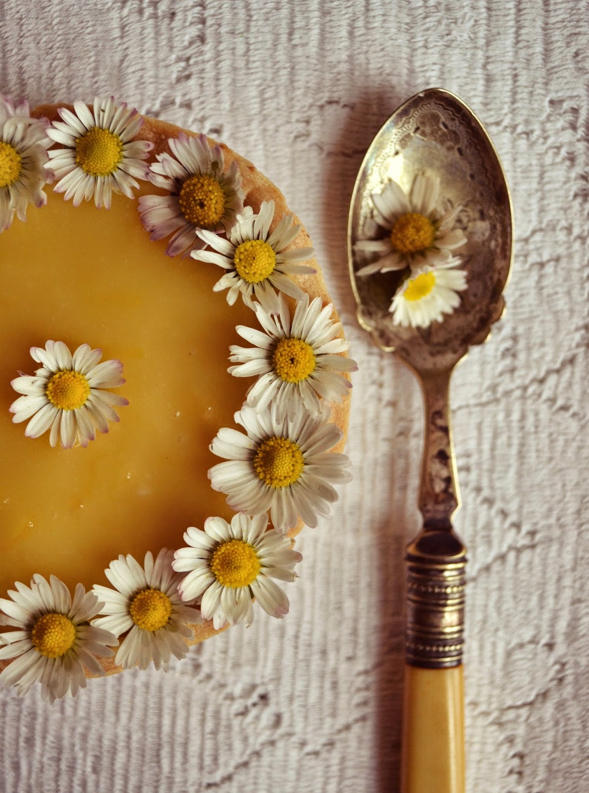 Lemon Daisy Tart - A Kingdom For A Cake