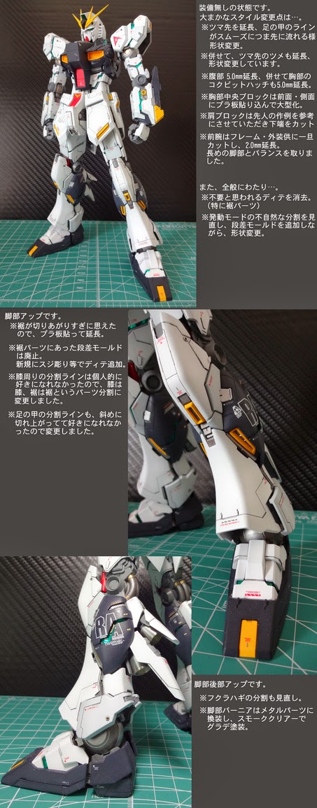 MG 1/100 nu Gundam Ver. Ka "Hi-nu Gundam Backpack" - Custom Build