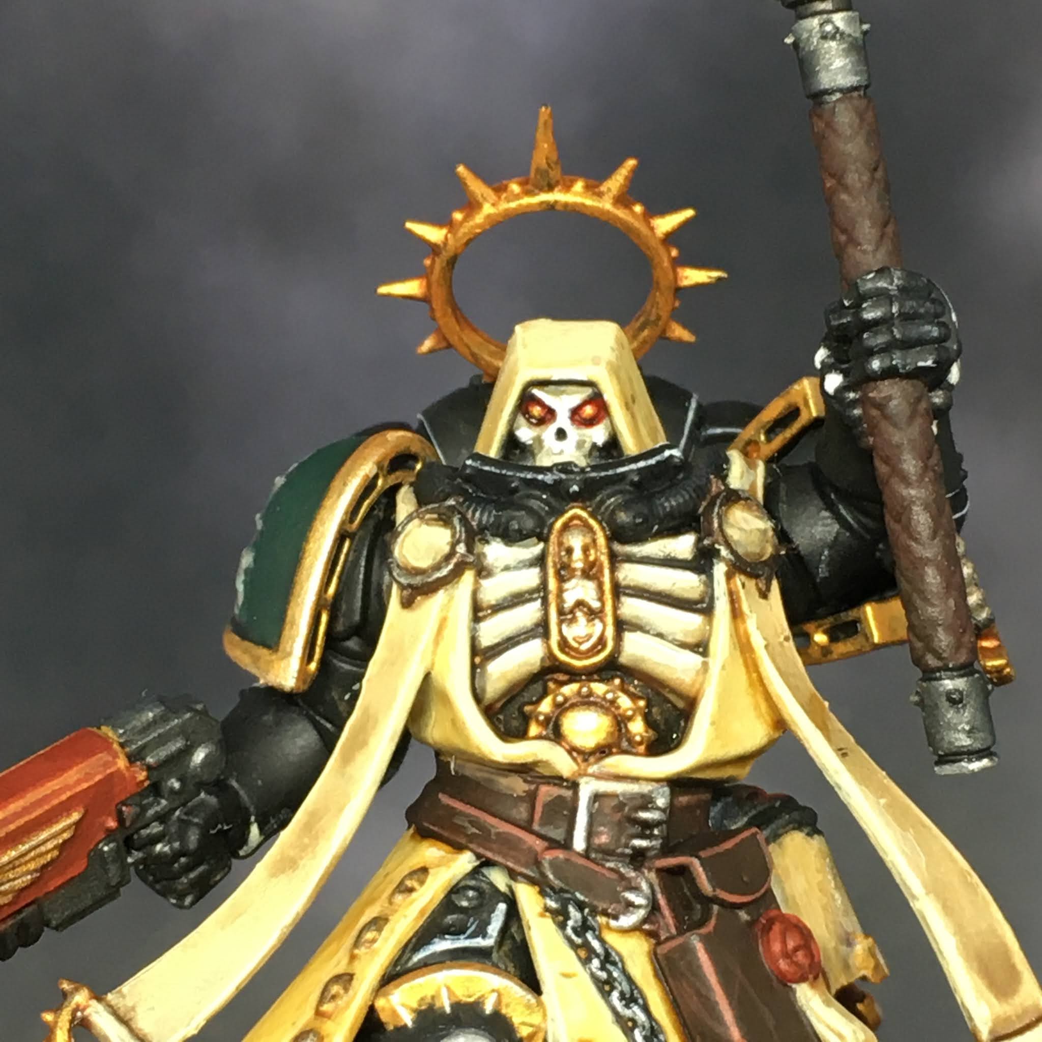 262nd Death Korps of Krieg: Dark Angels Primaris Chaplain - TO DONE