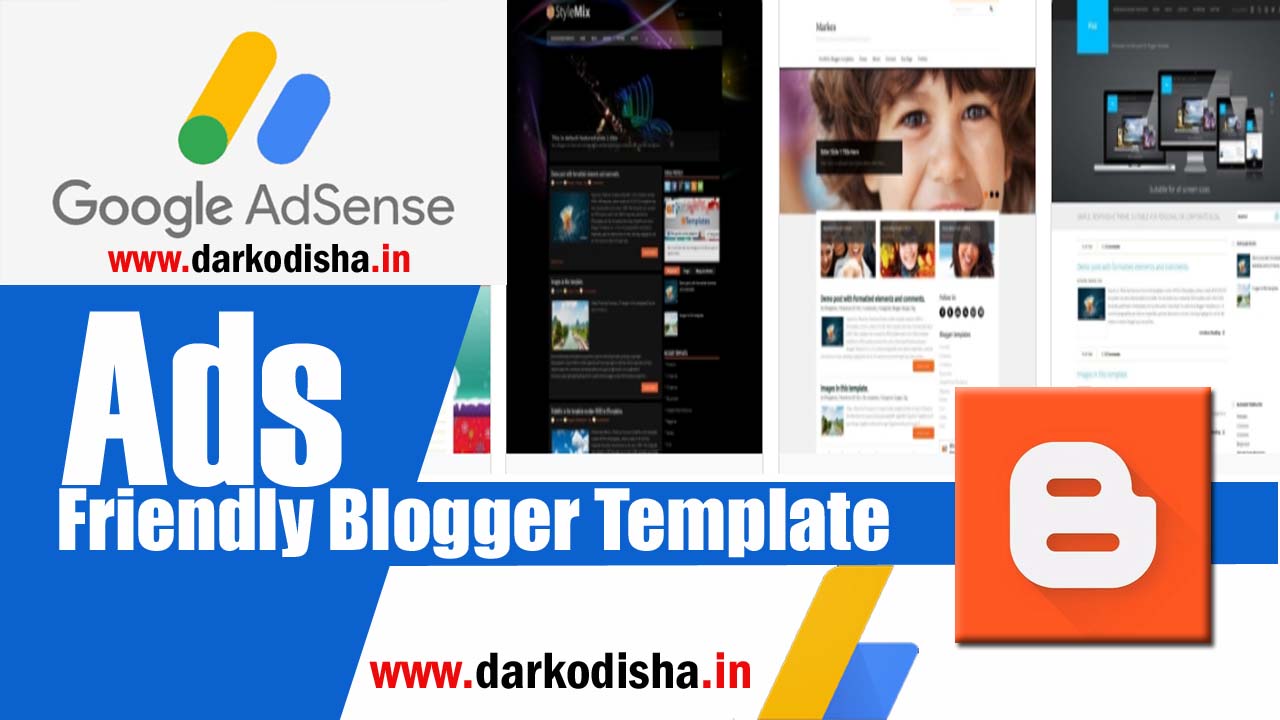 15 Adsense Friendly Blogger Template Will Boost Your Earning - Dark ...