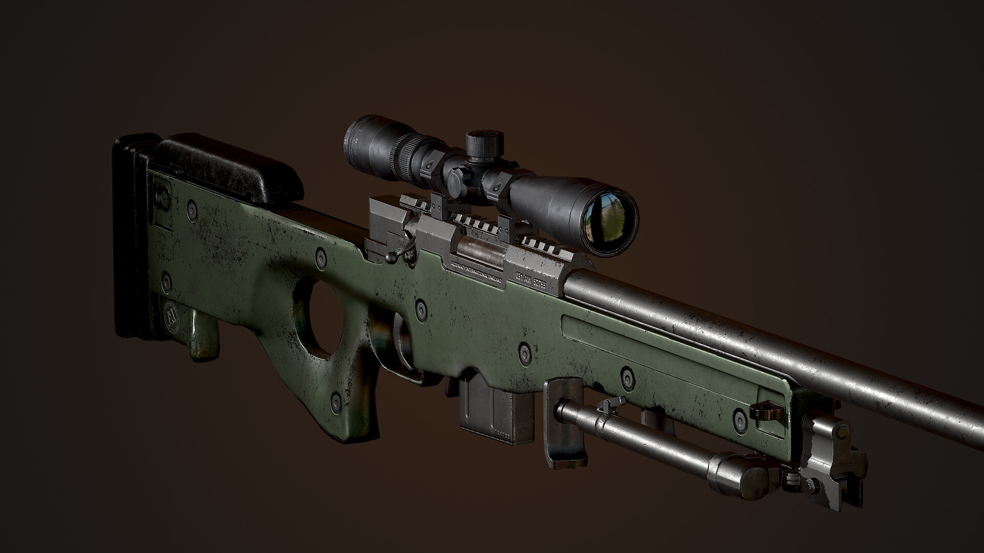 Accuracy International AWM (Arctic Warfare Magnum/AI-Arctic Warfare ...