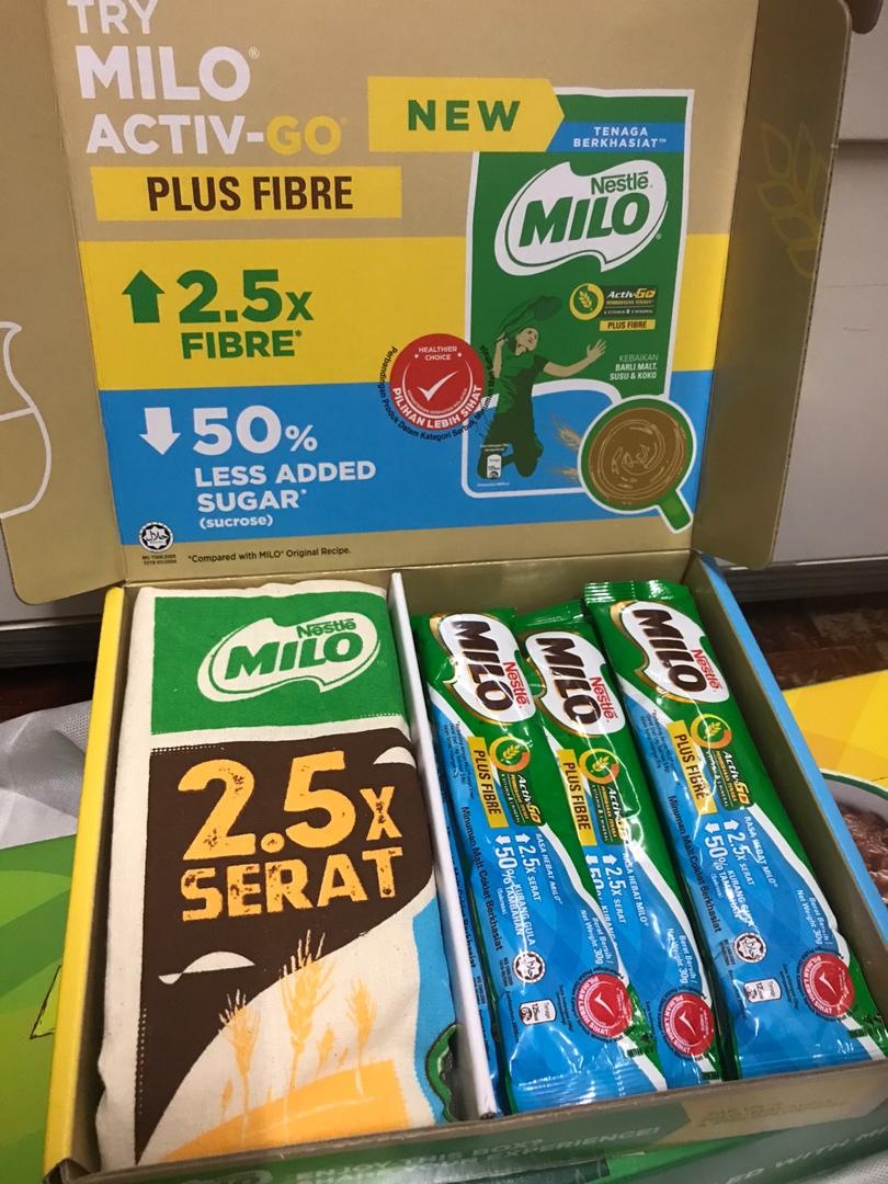 MILO ACTIV-GO PLUS FIBRE - MINI REVIEW