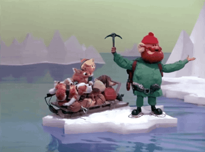 EBL: Yukon Cornelius is my favorite Rudolph character!