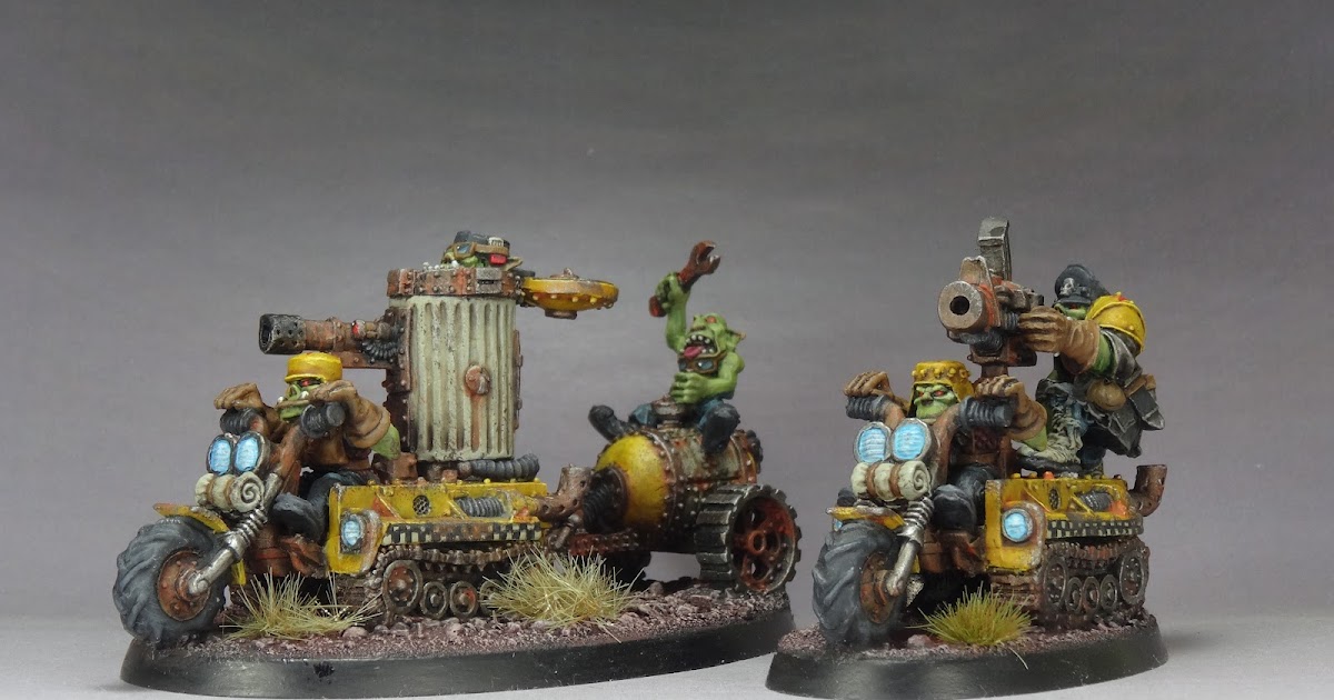 LEADPLAGUE: Rogue Trader Ork Wartrak and Scorcher for Orctober