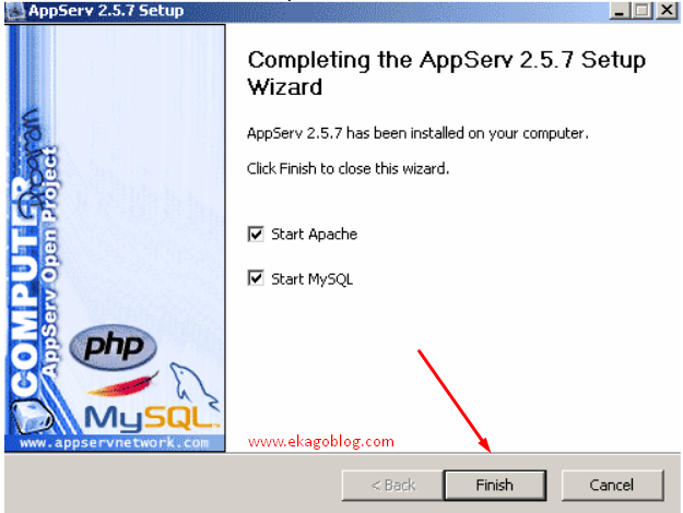Tutorial Mudah Cara Install Webserver AppServ | Eka Go Blog | Berbagi ...
