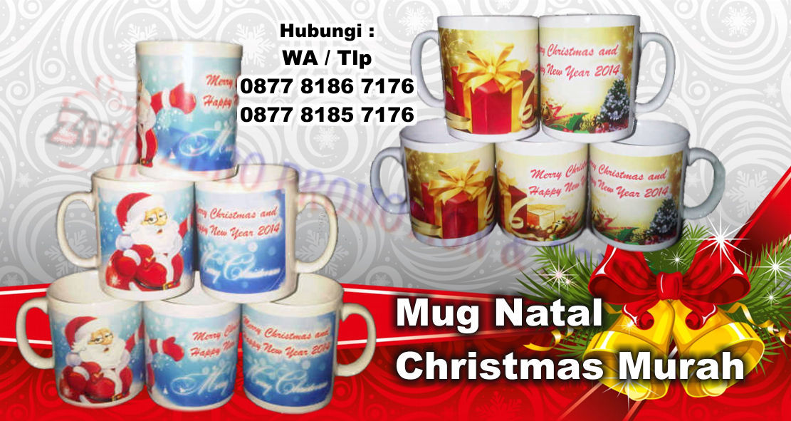 Jual Mug Natal Mug Christmas Murah Zeropromosi Souvenir Barang Promosi And Grosir Souvenir