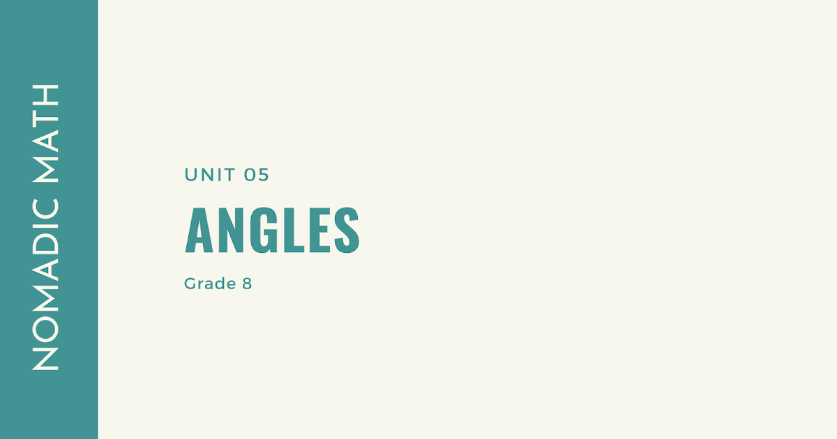 Grade 8 Angles Mathematics Cambridge [PDF]